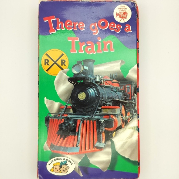 Media | Kid Vision Vhs Kids Railroad Locomotive Educational Vcr Tape ...